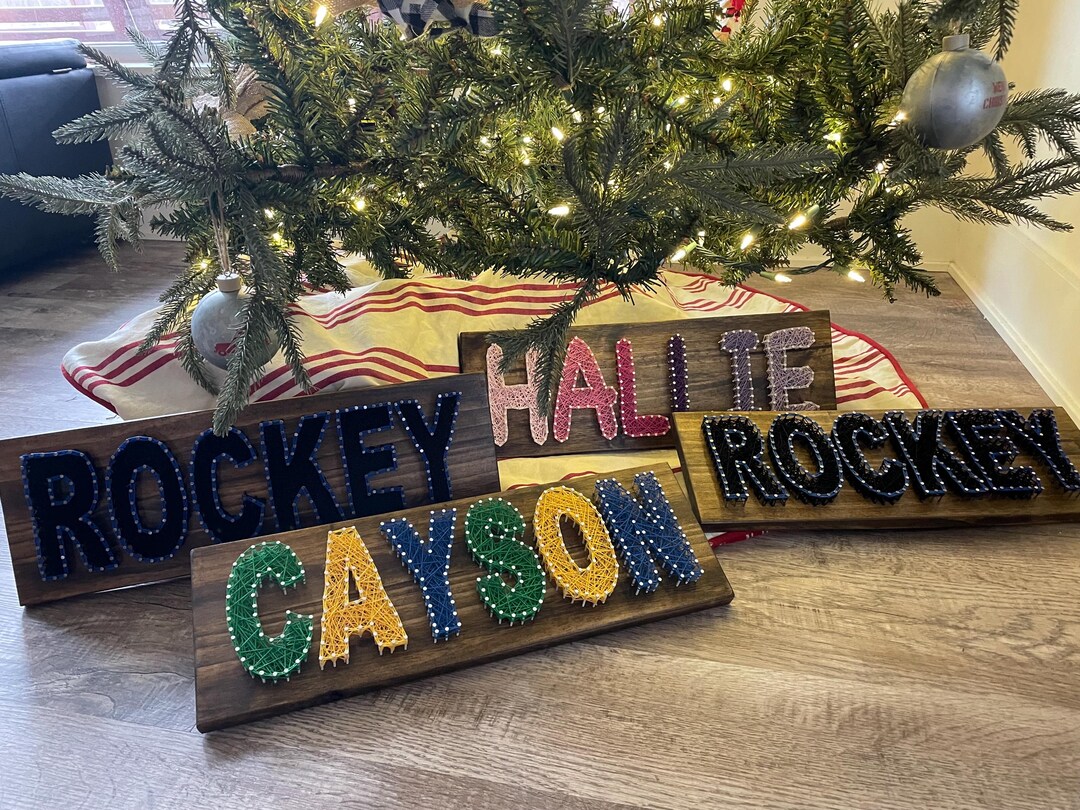 Custom Name String Art Sign - Etsy