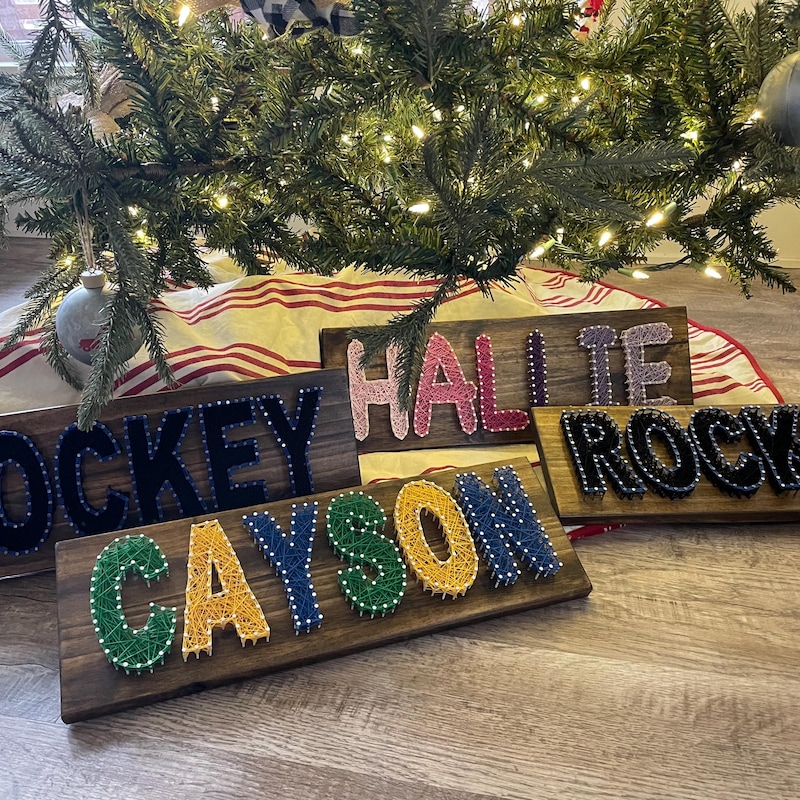Name String Art - Etsy