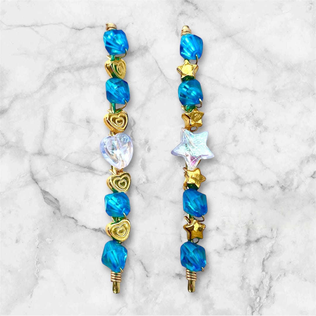 Ocean Blue Bobby Pins - Elegant Hair Accessories for December Birthdays ...