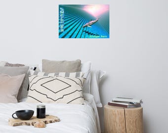 Rainbow Dream Frutiger Aero Y2K Abstract Poster Art Print Wall Decorr ...