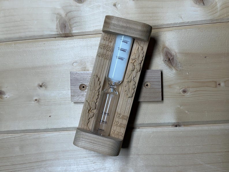 Western Red Cedar Sauna Timer | 15 Minute Sand Hourglass - Etsy UK