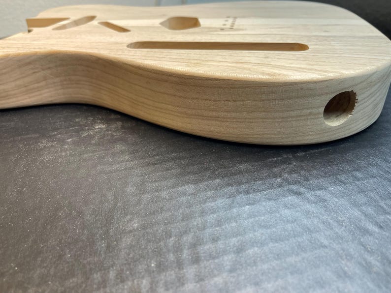Telecaster Style Guitar Body – 2-piece Swamp Ash – 4.9 Lbs – CNC Routed ...