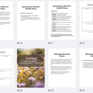 EFT Tapping Guide: Emotional Freedom Techniques, Daily Journal (canva ...