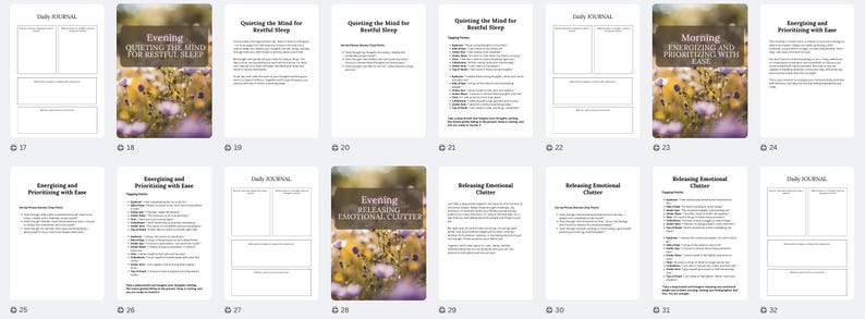 EFT Tapping Guide: Emotional Freedom Techniques, Daily Journal (canva ...