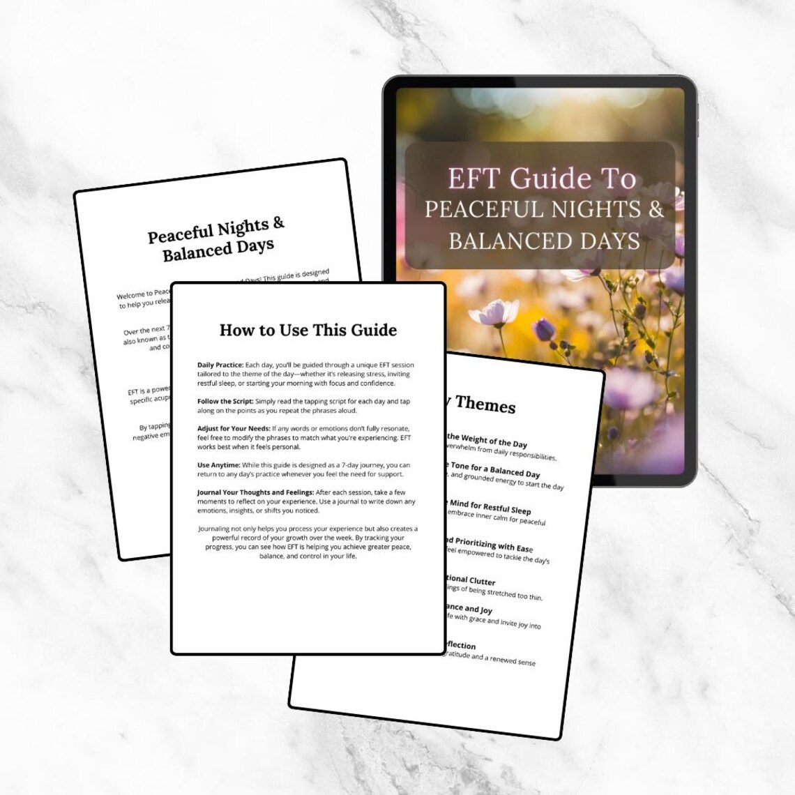 EFT Tapping Guide: Emotional Freedom Techniques, Daily Journal (canva ...