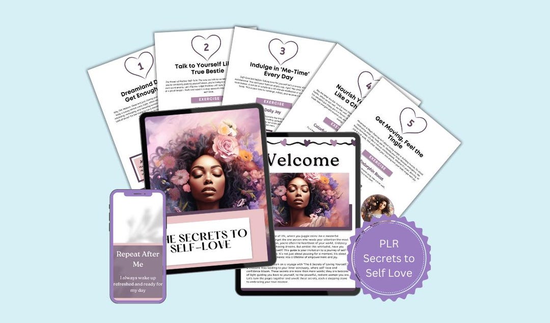 Self-love Secrets Canva Template: 20-page Lead Magnet (PLR) - Etsy