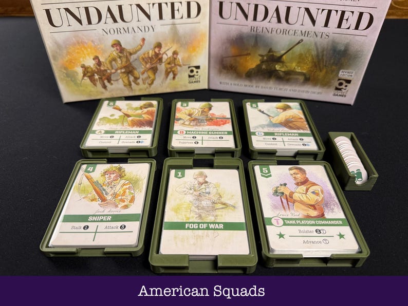 Undaunted: Normandy Insert and Gameplay Organizer Including ...