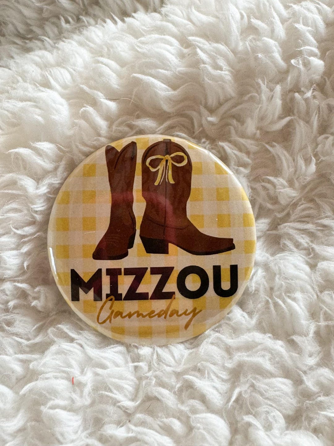 Mizzou Cowgirl Boots Button - Etsy