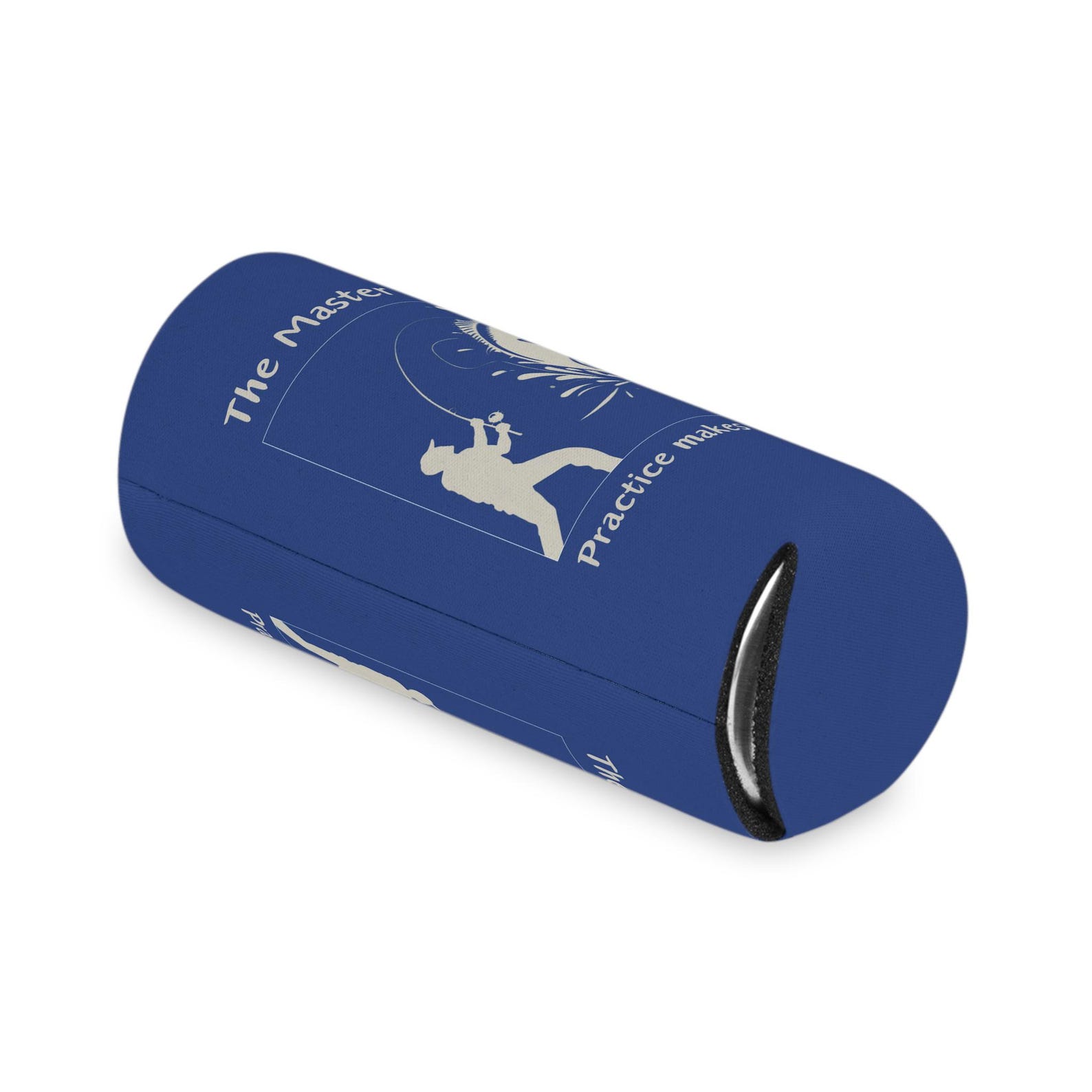 Blue Fishing Can Cooler, Fisherman Gift, Fishing Lover Beverage Sleeve ...