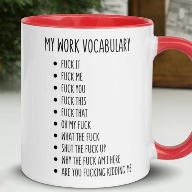 Work Mug - Etsy