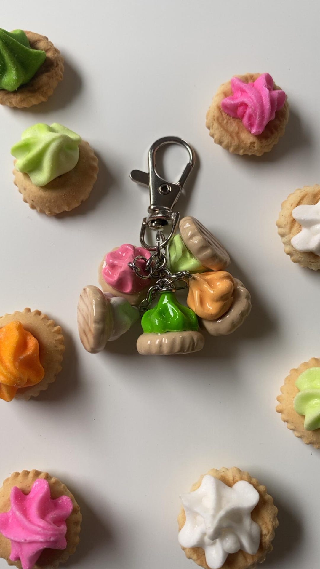 Iced Gem Biscuits Tamil, South Indian, Asian Keychain | Handmade ...