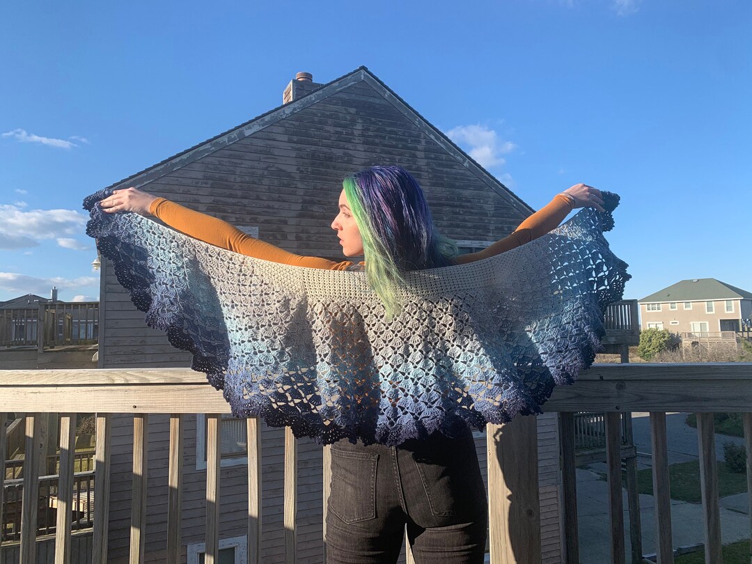 Half Moon Goddess Crochet Shawlette - Crochet Pattern by Betty Mcknit ...