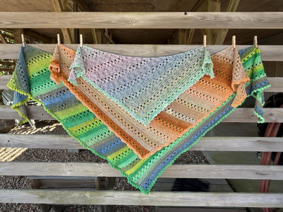 6-day Crochet Tranquil Tides Wrap - Etsy