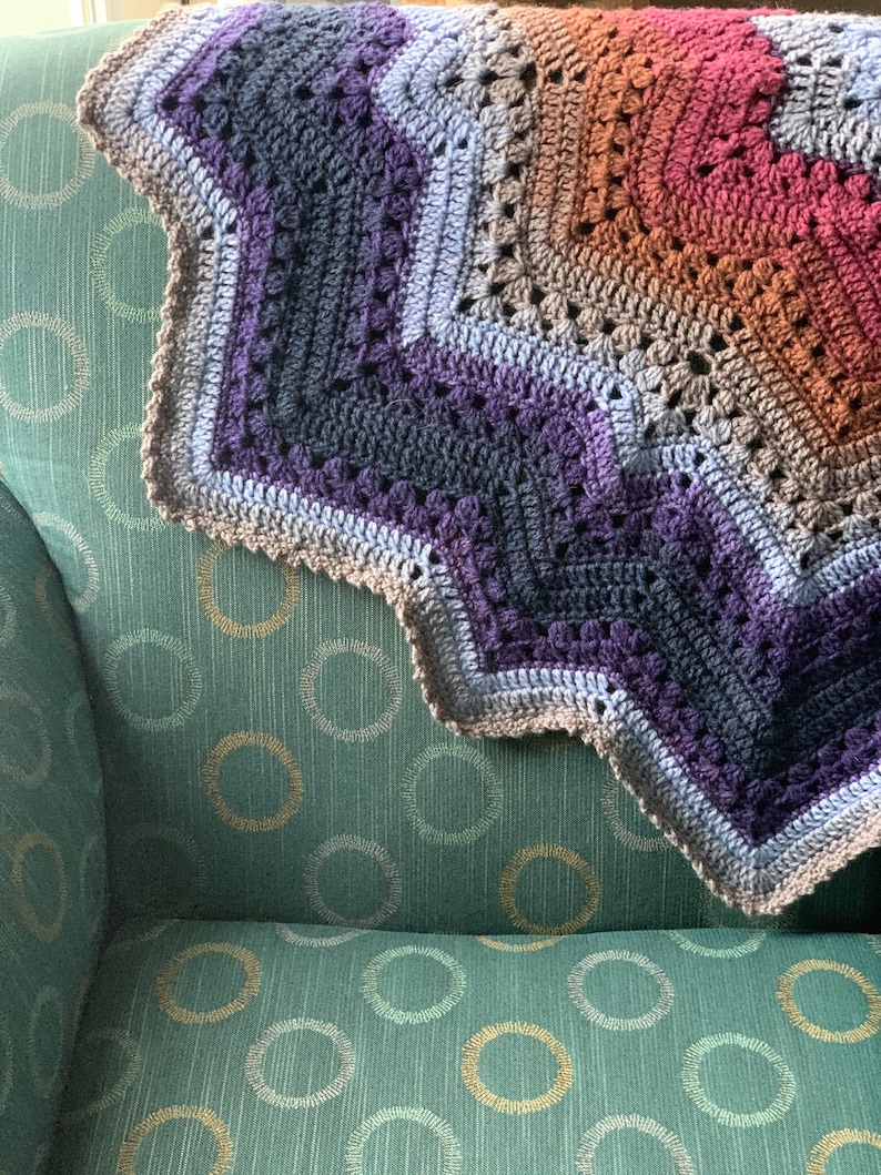 6-day Supernova Blanket Crochet Pattern by Betty Mcknit | Etsy