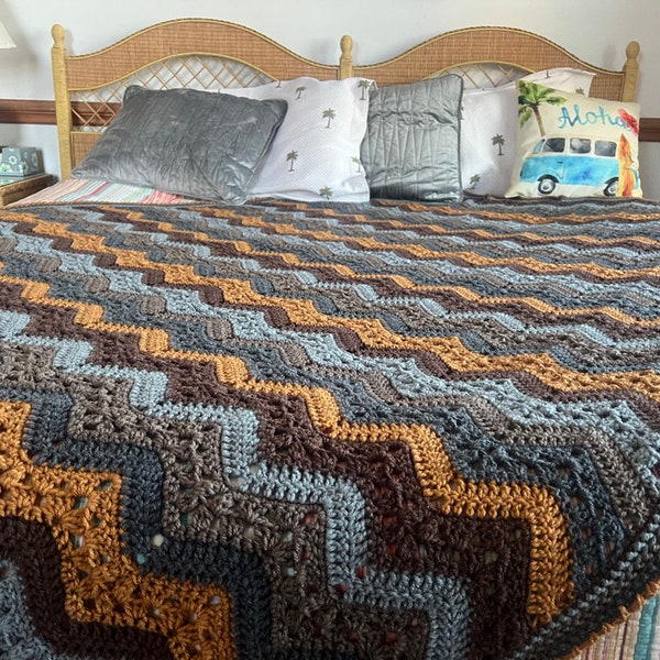 Crochet Blanket for Men - Etsy
