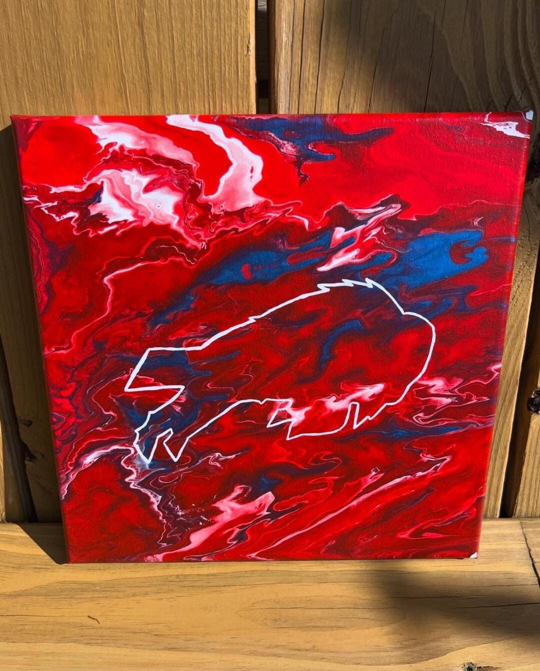 Hand Painted Buffalo Bills Wall Decor - Etsy