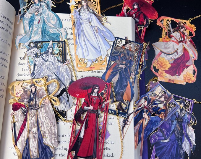 Heavens Official Blessing Metal Bookmarks, Tgcf Bookmarks, Heavens ...