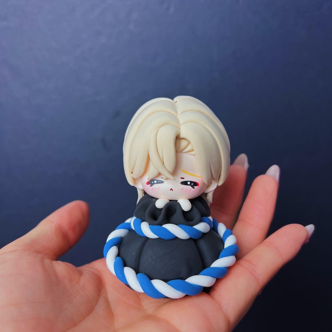 HSR Aventurine Clay Figurine, Custom Handmade Honkai Star Rail Blade ...