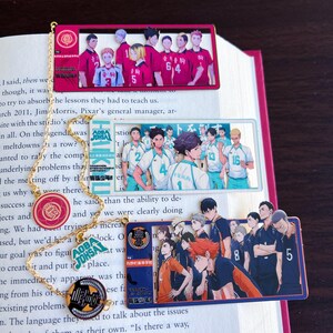 Anime Metal Bookmarks, Volleyball Anime Bookmarks, Anime Gift, Anime ...