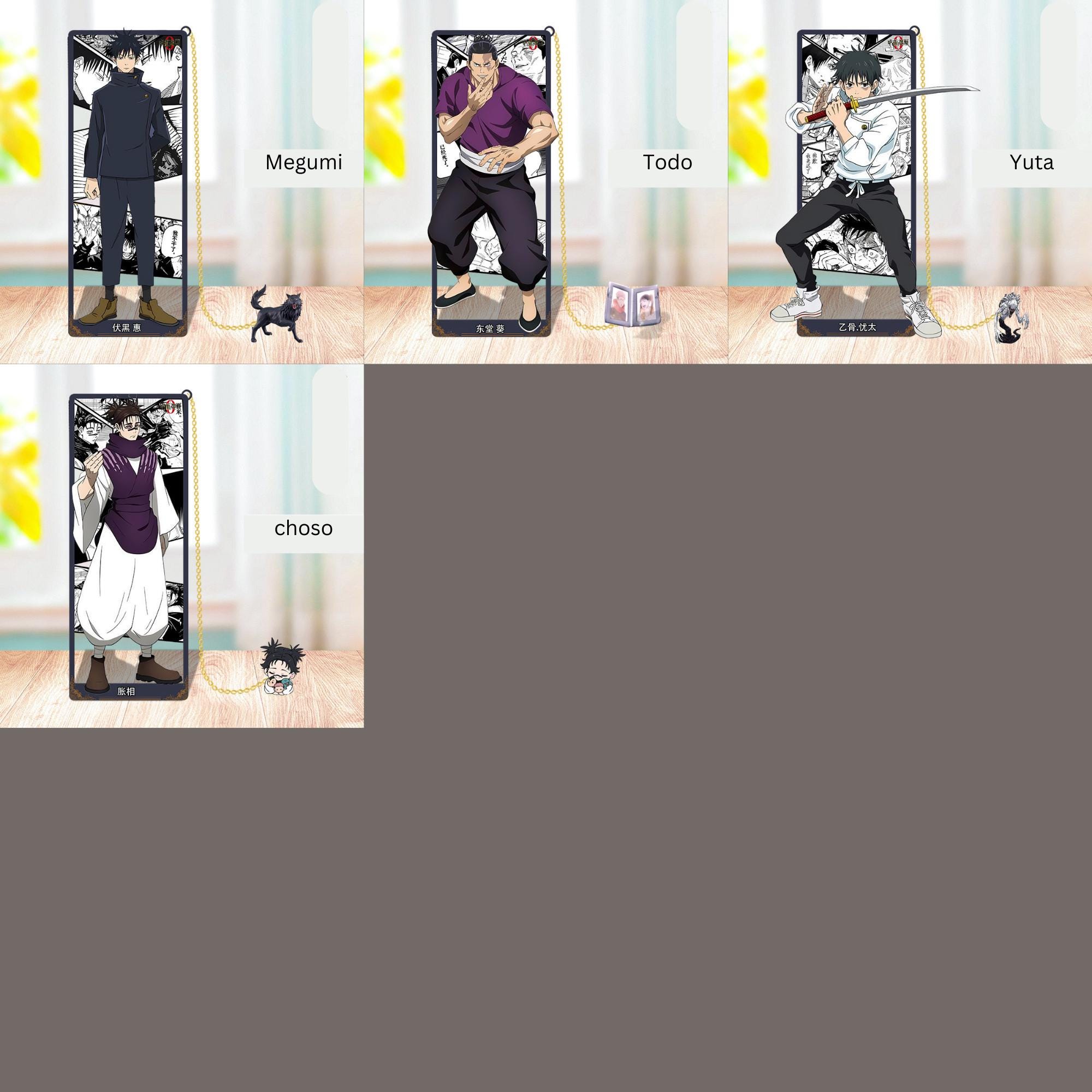 Jujutsu Kaisen Metal Bookmarks, Jjk Bookmarks, Anime Gift, Anime ...