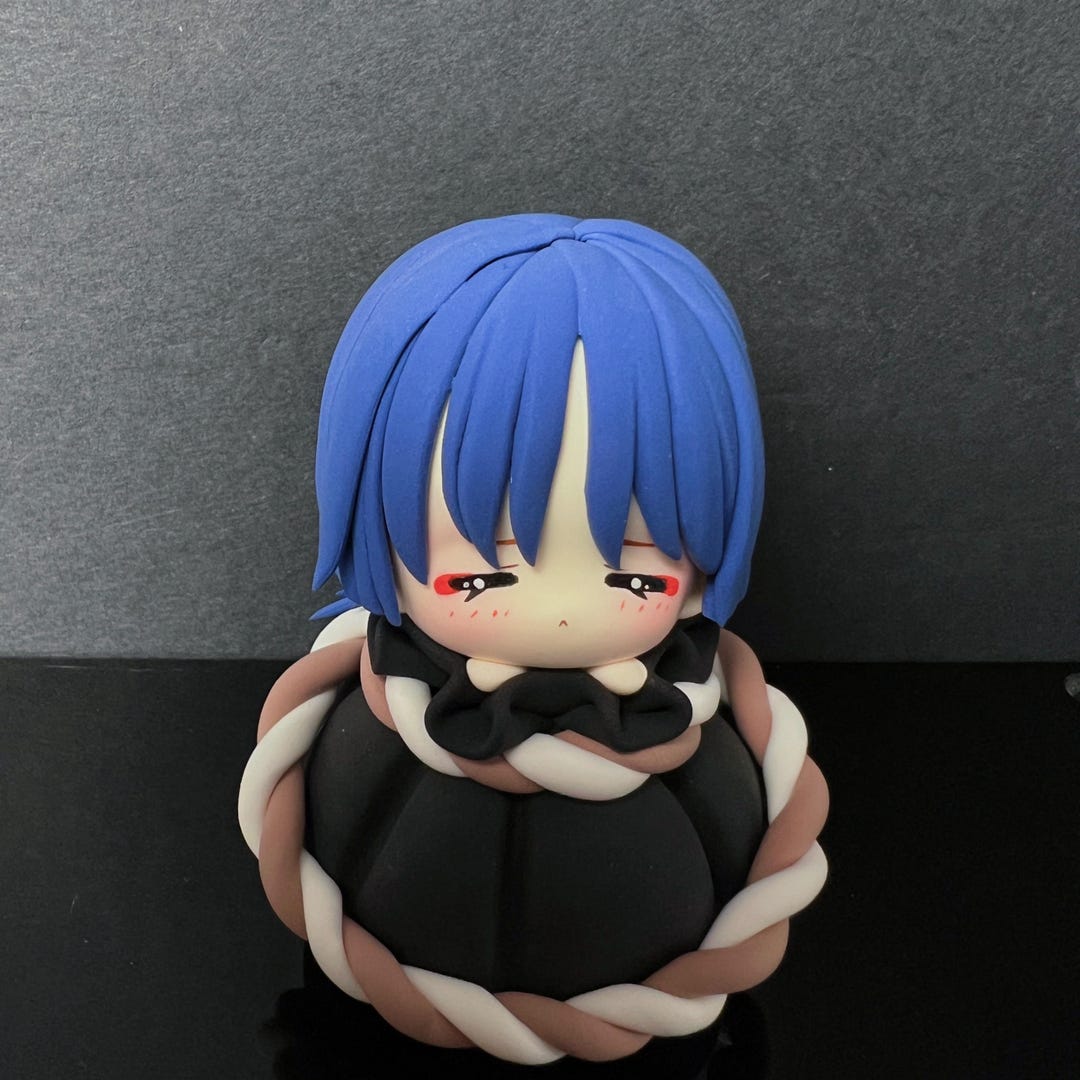 Genshin Impact Scaramouche Clay Figurine, Custom Handmade Scaramouche ...