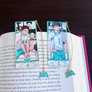 Anime Metal Bookmarks, Volleyball Anime Bookmarks, Anime Gift, Anime ...