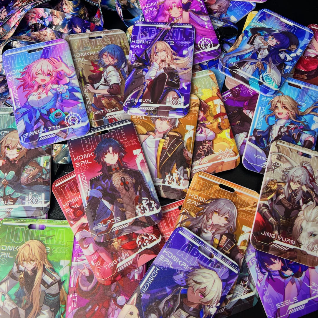 HSR Cardholder, Honkai Star Rail ID Cardholders, HSR Character Card ...