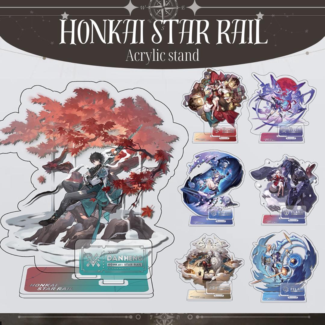 Honkai Star Rail Acrylic Stand, Honkai Star Rail 6in Standee, HSR ...