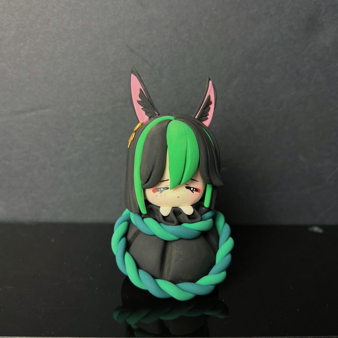 Genshin Impact Tighnari Clay Figurine, Custom Handmade Tighnari Clay ...