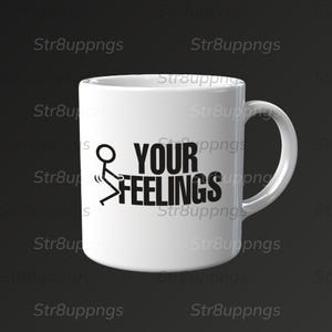 Playful Stick Figure Clipart -F Your Feelings Design for Instant ...