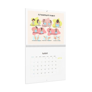 Spanish Language 2025 Wall Calendar - Etsy