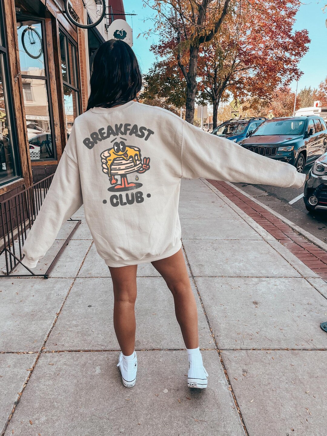 Breakfast Club Sweatshirt, Retro Graphic Oversized Shirt - Etsy