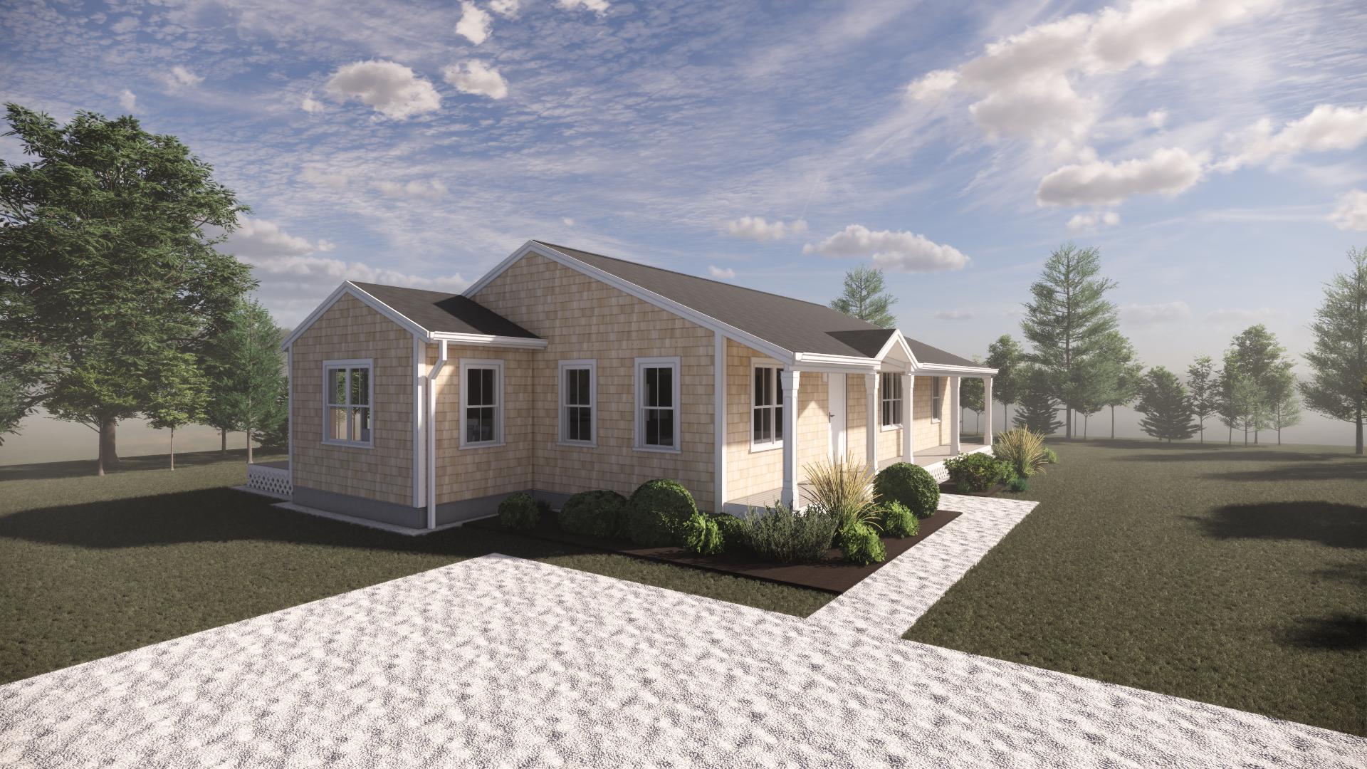Cape Cod-style Home Architectural Construction Drawing Set | 4 Beds, 2 ...