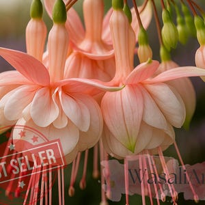 Fuchsia Southgate Live Starter Plant – Pink & White Hummingbird Flower ...