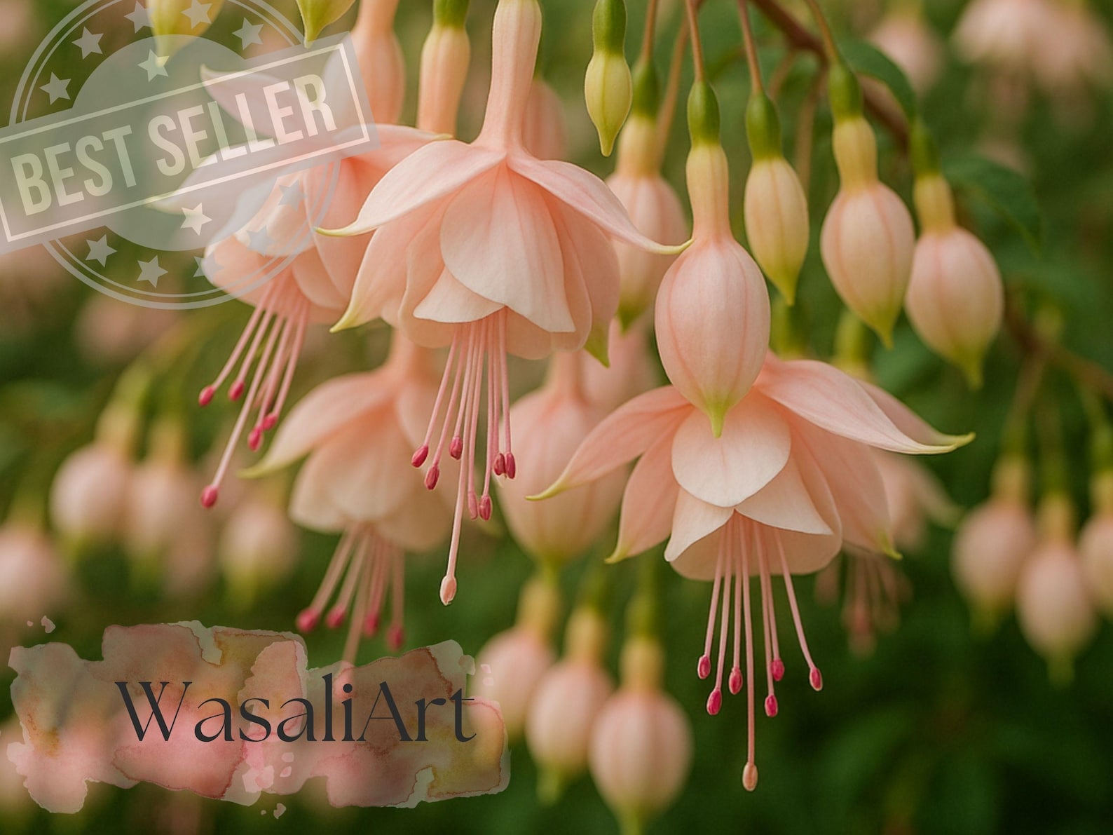 Fuchsia Southgate Live Starter Plant – Pink & White Hummingbird Flower ...