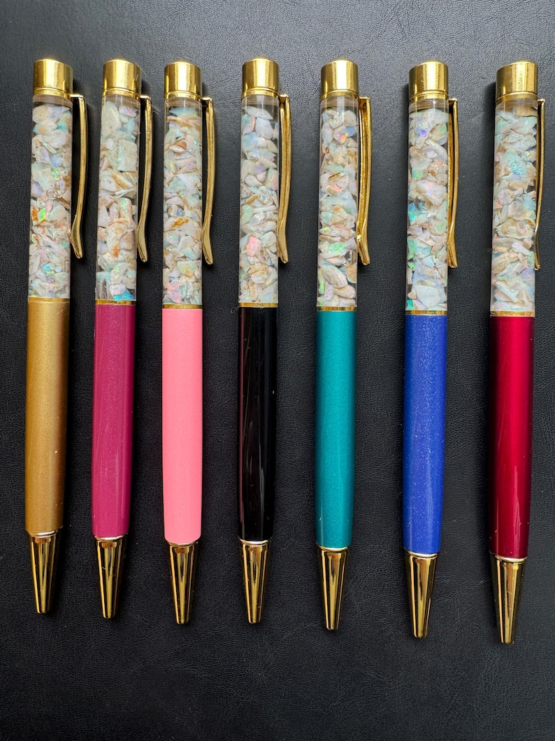 Australian Opal Gift Pens (coober Pedy Opal & Mintabie Opal) - Etsy ...
