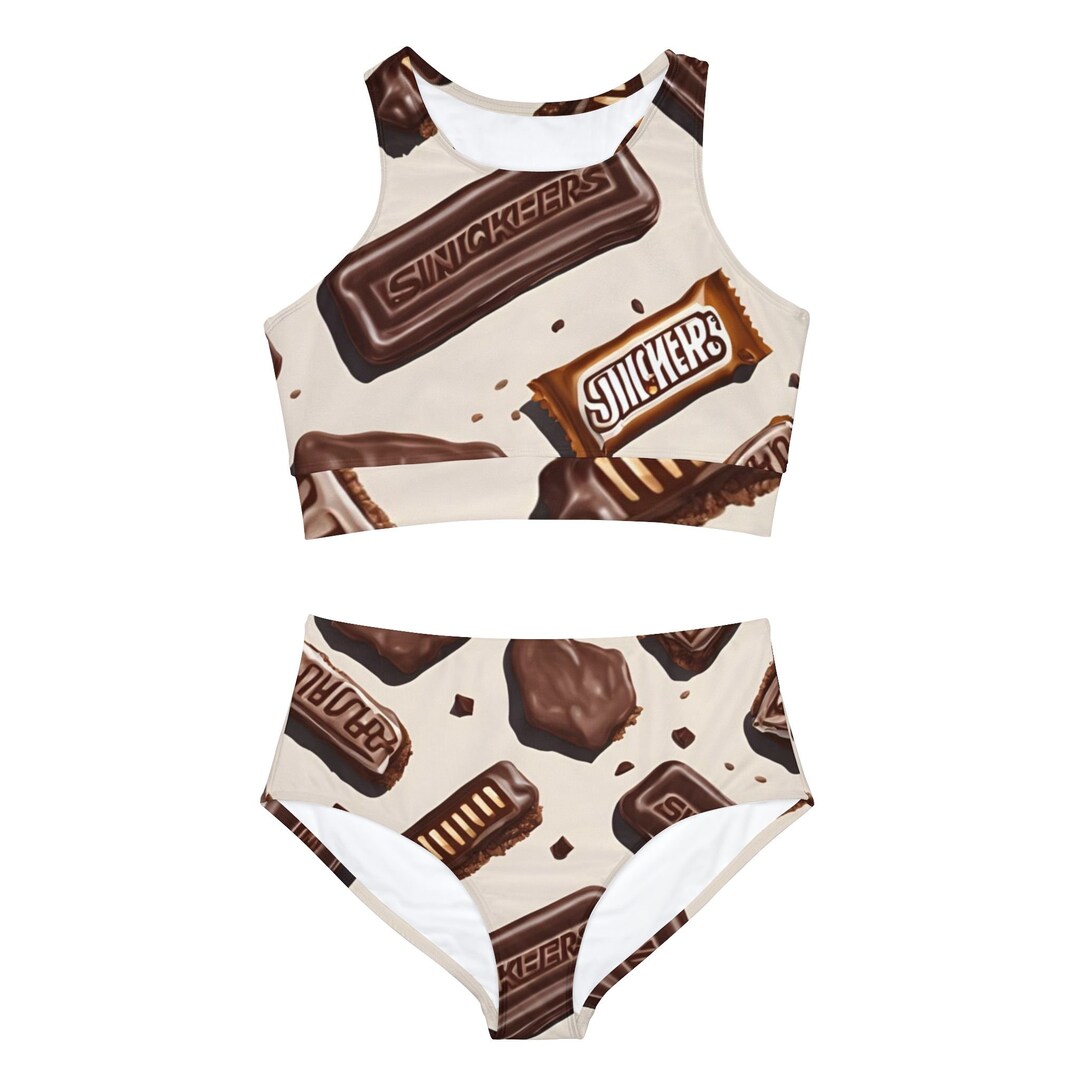 Snickers Sporty Bikini Set AOP - Etsy