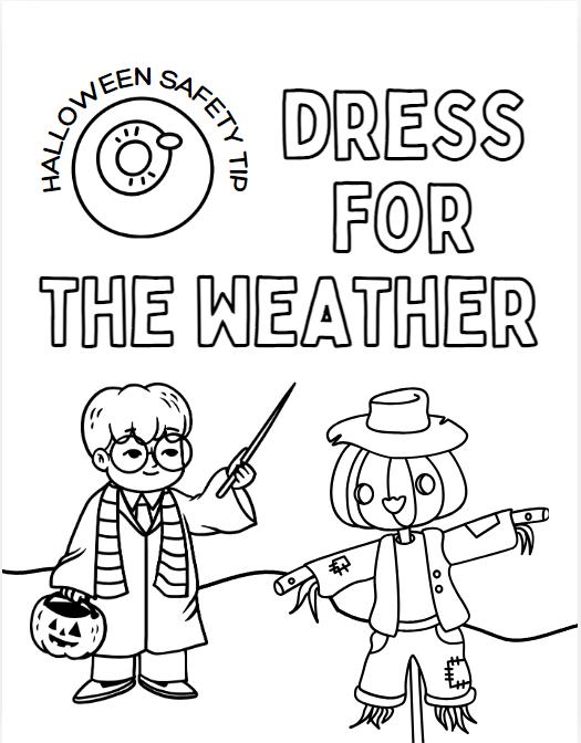 Halloween Coloring Candy -safety Tips - Etsy