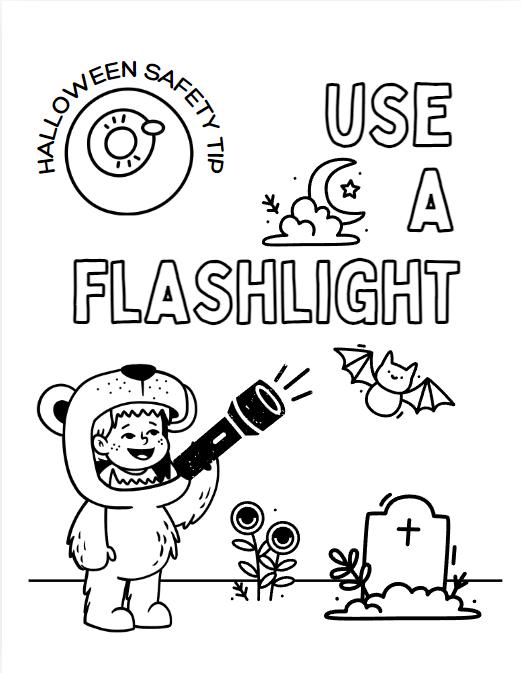 Halloween Coloring Candy -safety Tips - Etsy