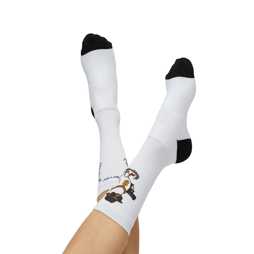 Sailing Compass Illustration Socks | Sublimation Crew Socks - Etsy