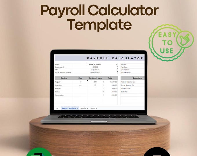 Pay Stub Generator Salary Slip Creator With Hourly Employee Database ...