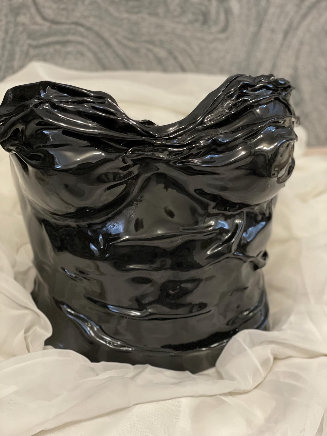 Black Armor Bustier Top, Custom Cosplay Breastplate, Festival Metal Bra ...