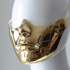 Half Face Golden Mask for Masquerade and Parties, Special Events ...