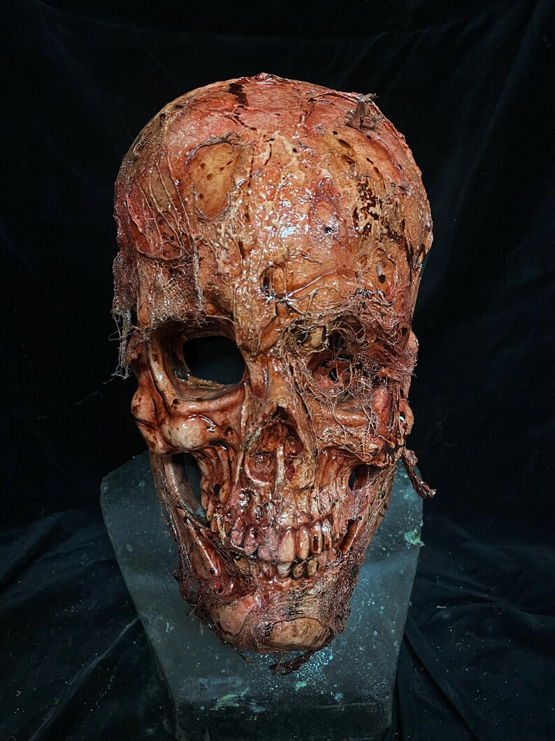 Bloody Skull Face Mask - Etsy