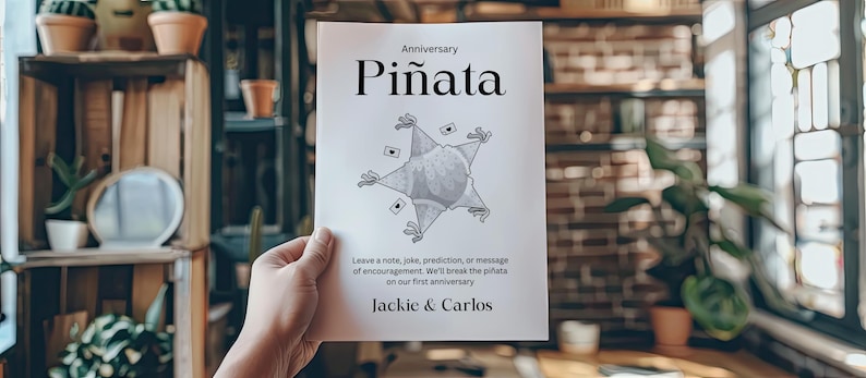 Piñata Table Sign Template: Fun Wedding Activity (digital Download) - Etsy