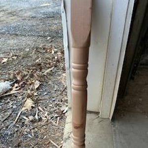 Hand Turned Cherry Table Legs With Knots. DIY Craft Supplies. - Etsy