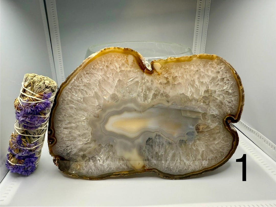 Large Natural Agate Slab Crystal Perfect Gift for Crystal Lovers ...