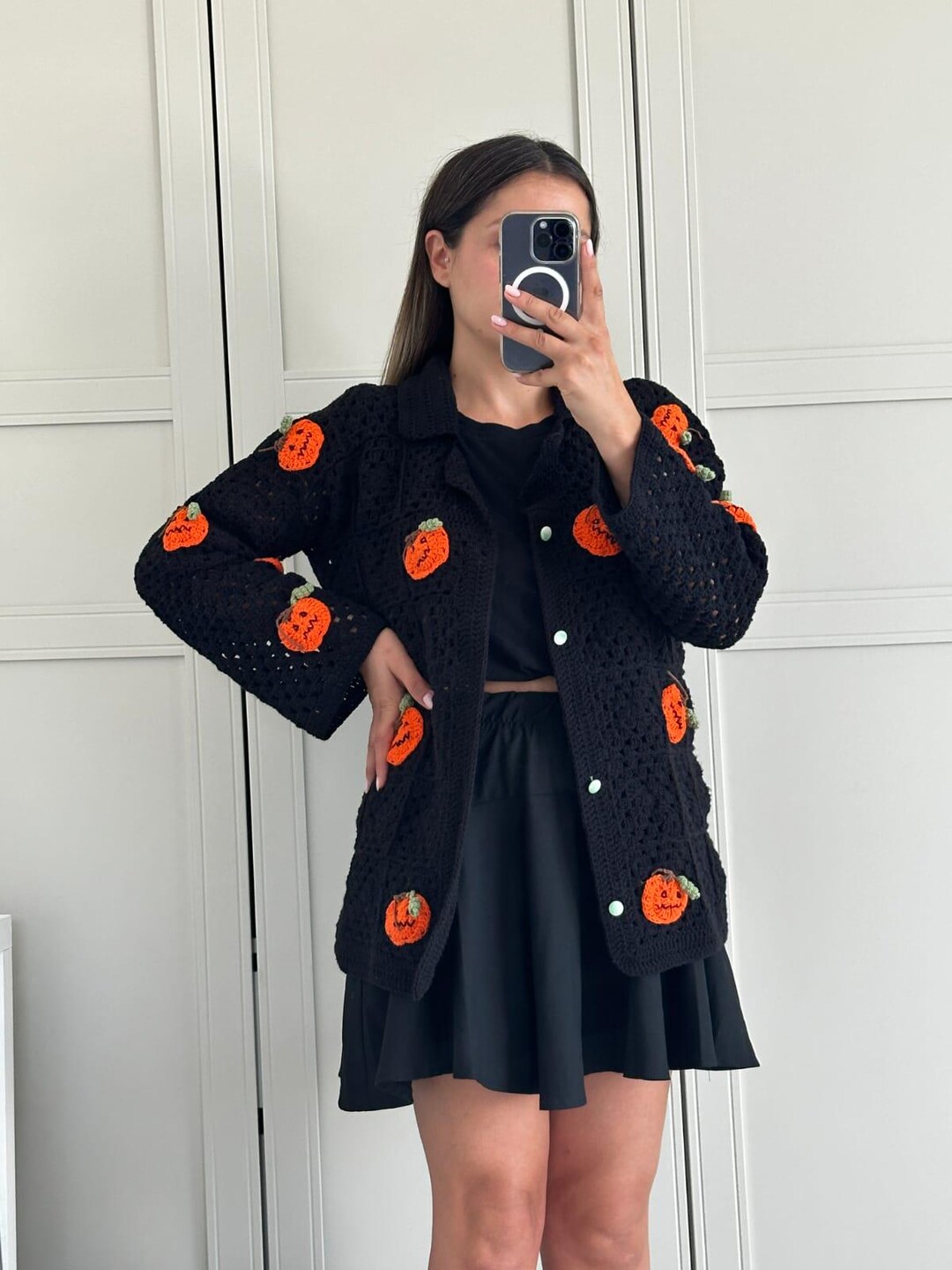 Pumpkin Cardigan, Pumpkin Crochet, Halloween Cardigan, Halloween for ...