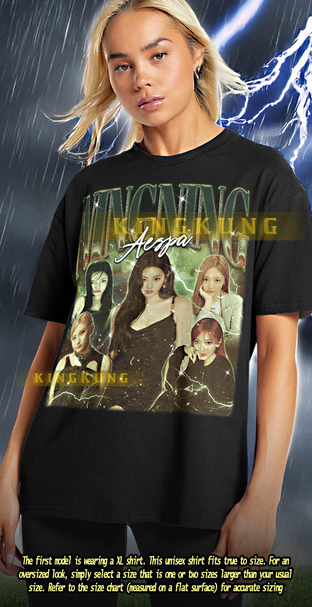 NINGNING AESPA Shirt | Ningning Aespa Retro Tees, Ningning Aespa ...