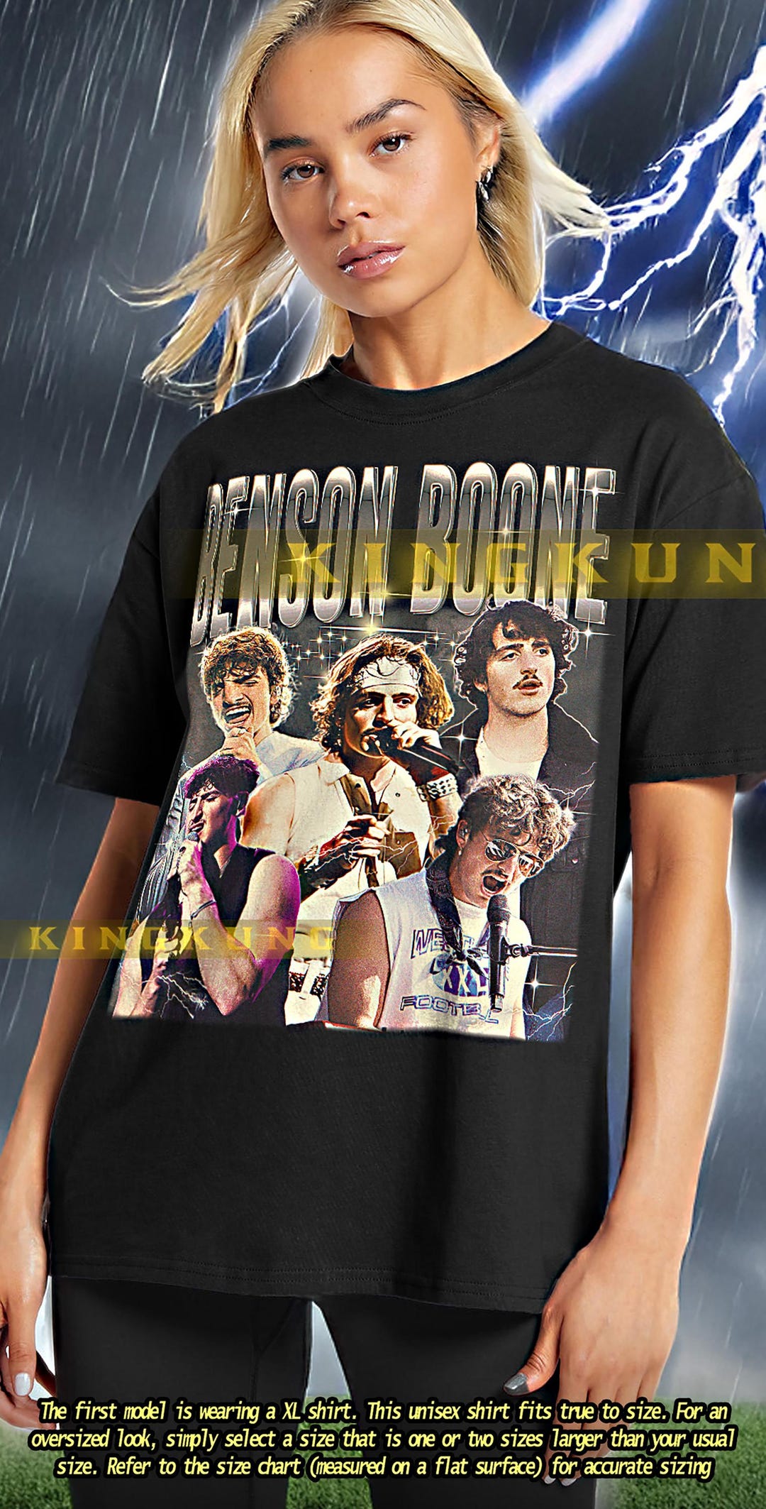 BENSON BOONE Shirt Benson Boone Bootleg Tshirt, Benson Boone Vintage ...